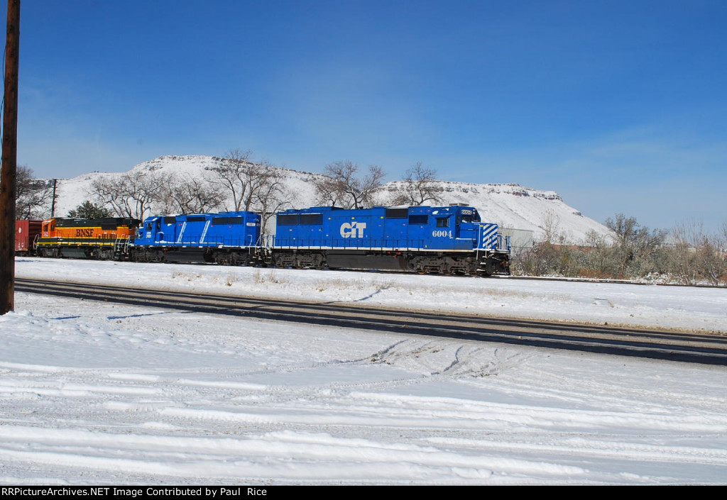 CITX 6004 Point On East Bound Beer Train From Golden